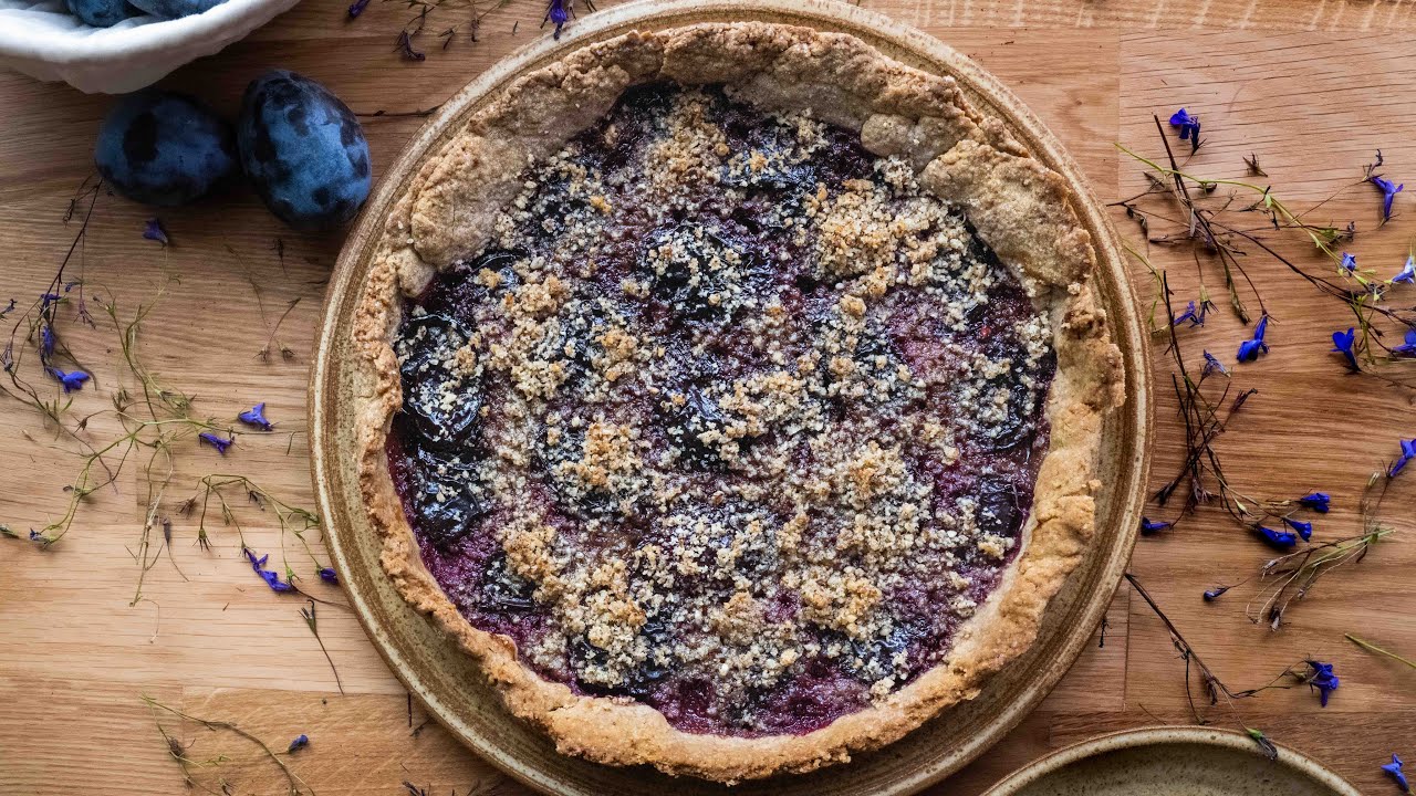 Plum Pie – Super Crunchy Fruit Pie Recipe - YouTube
