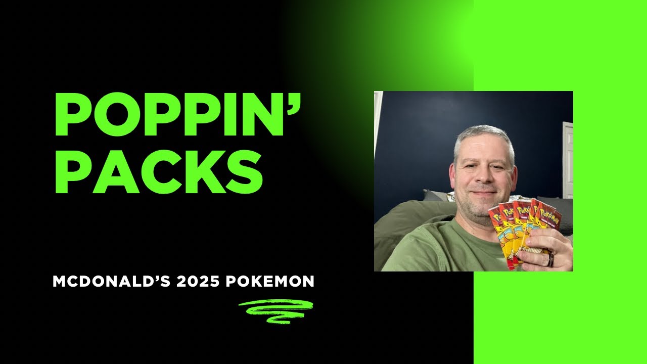 Poppin' Packs - McDonald’s 2025 Pokémon 002 - YouTube