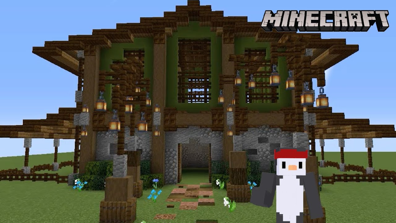 How to Build an Easy Minecraft Barn - YouTube