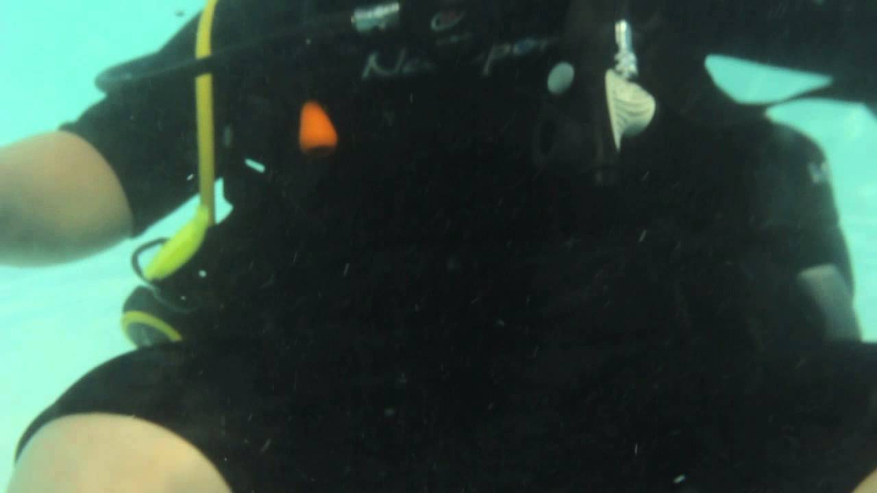 Zack Scuba Diving In The Pool Part 1 - YouTube