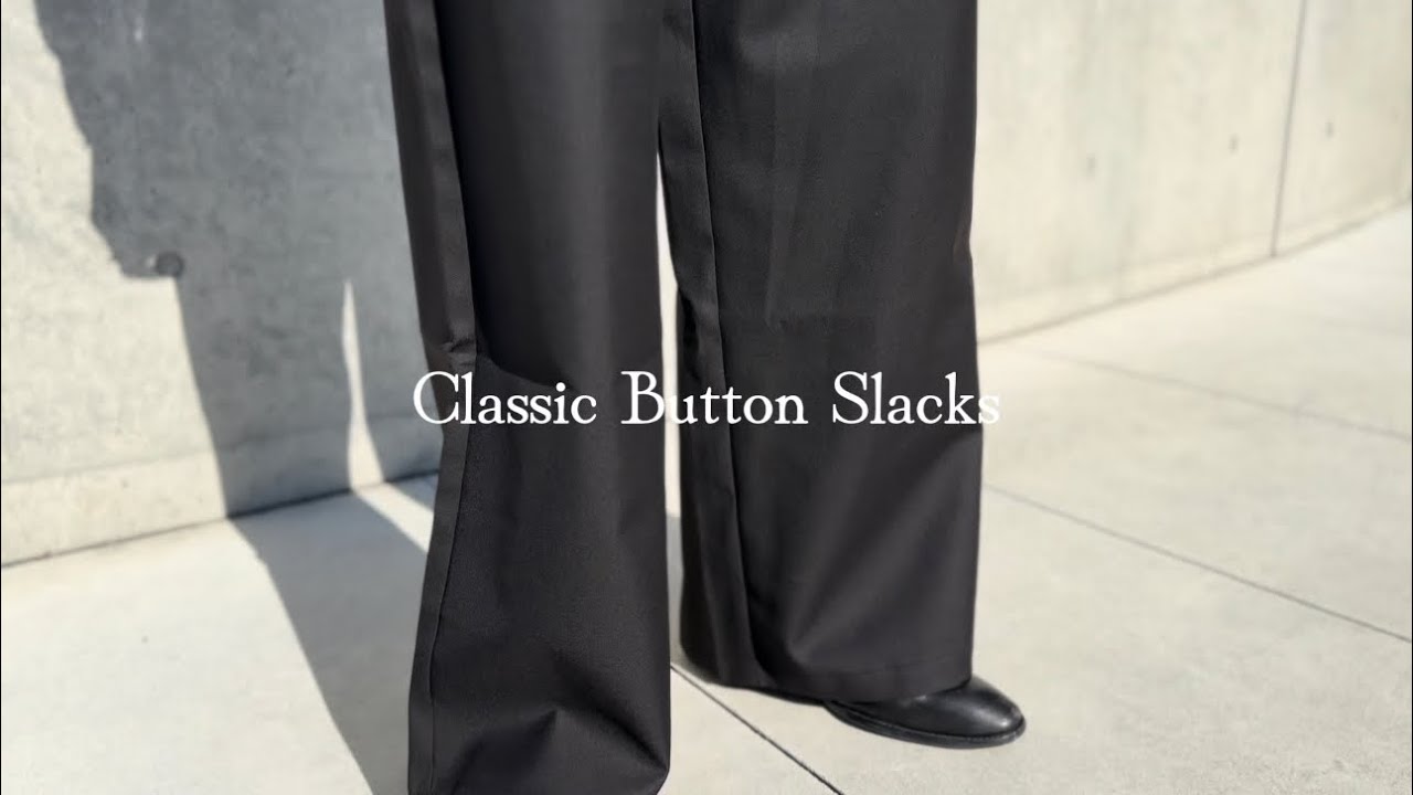 Classic Button Slacks - YouTube