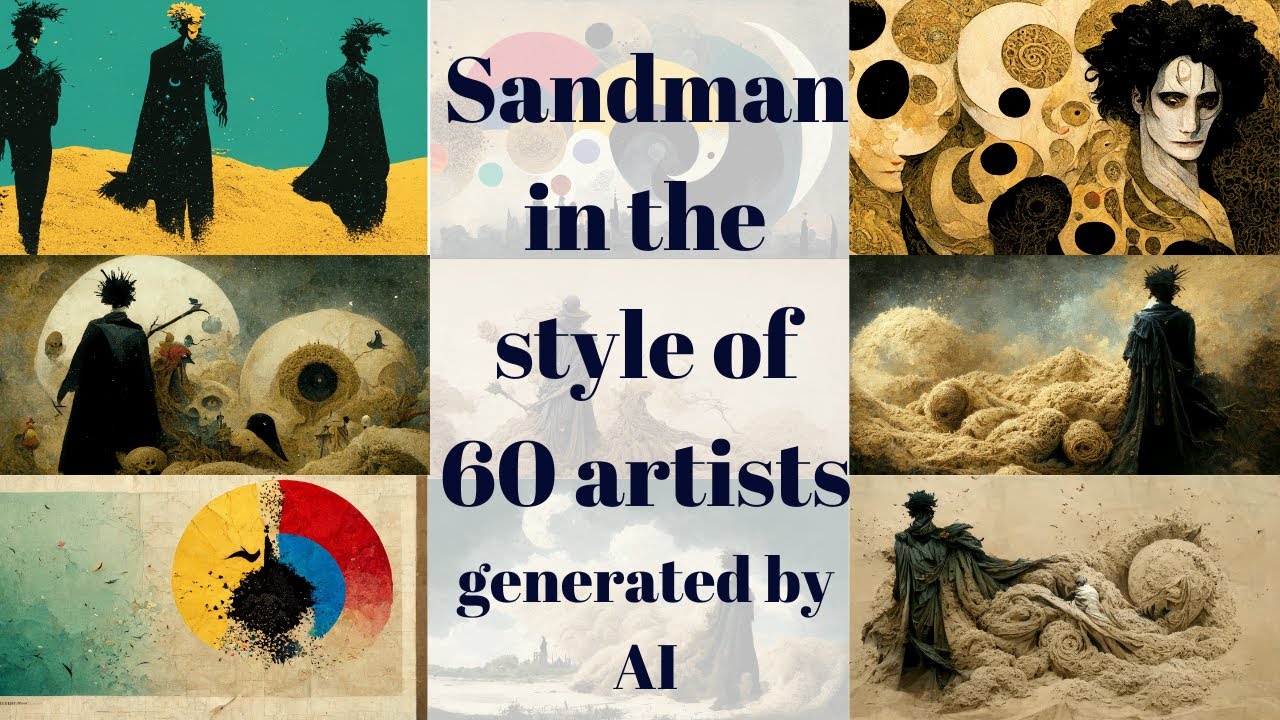 Sandman in the style of 60 artists generated by AI - YouTube