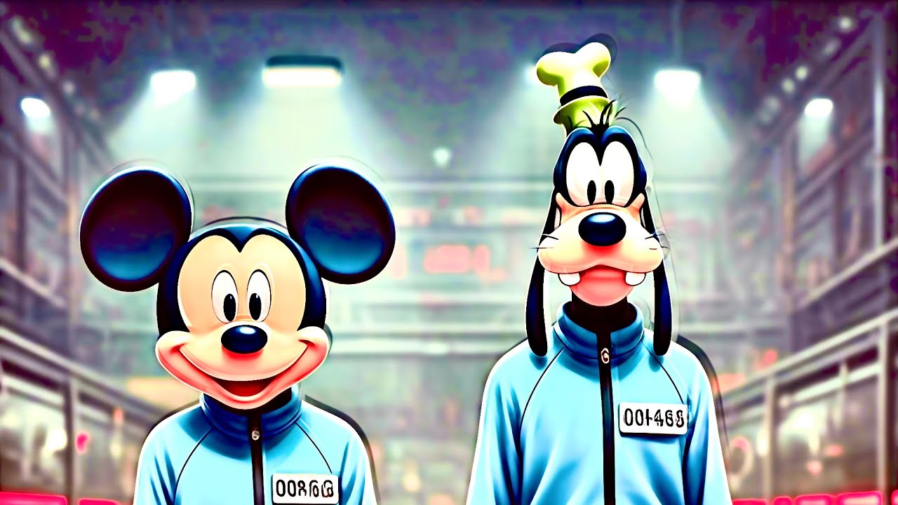 Goofy and Mickey join the Squid Games! - YouTube