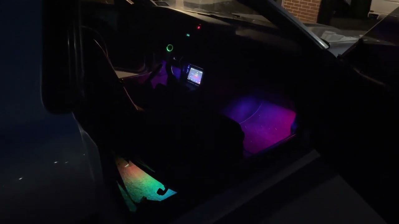 MK3 Supra - interior led's - YouTube