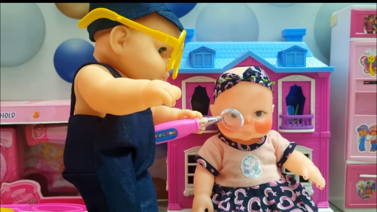 doll doctor injection set play set up video 💉 😍 ️ #dolls - YouTube