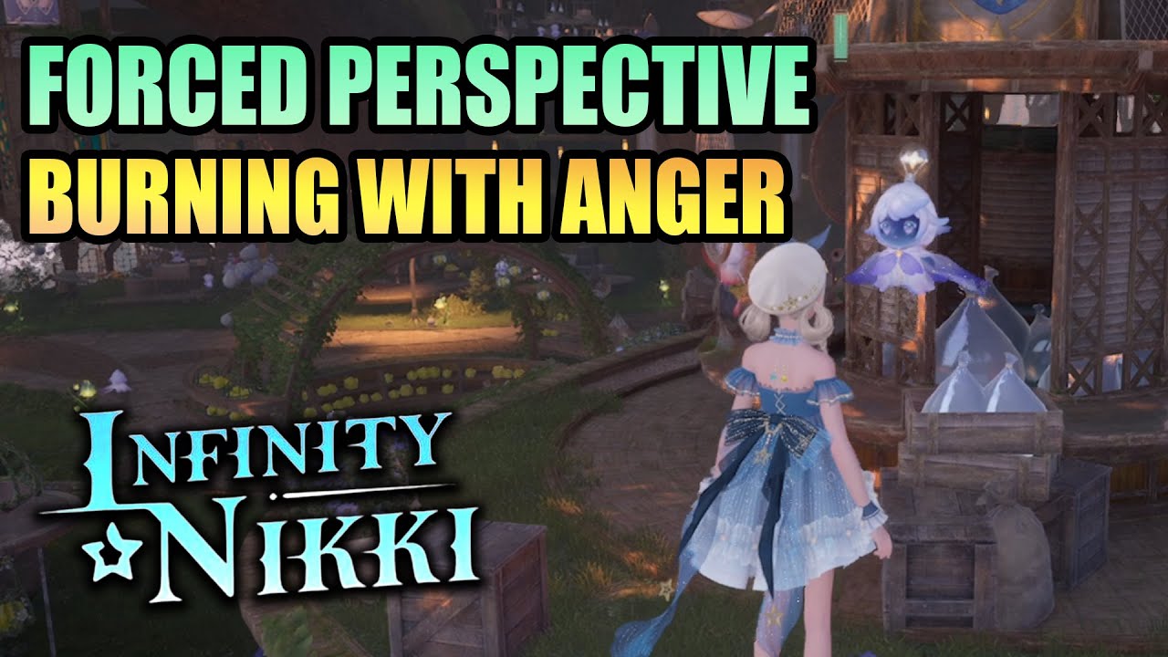 Forced Perspective Burning With Anger Random Quest INFINITY NIKKI - YouTube
