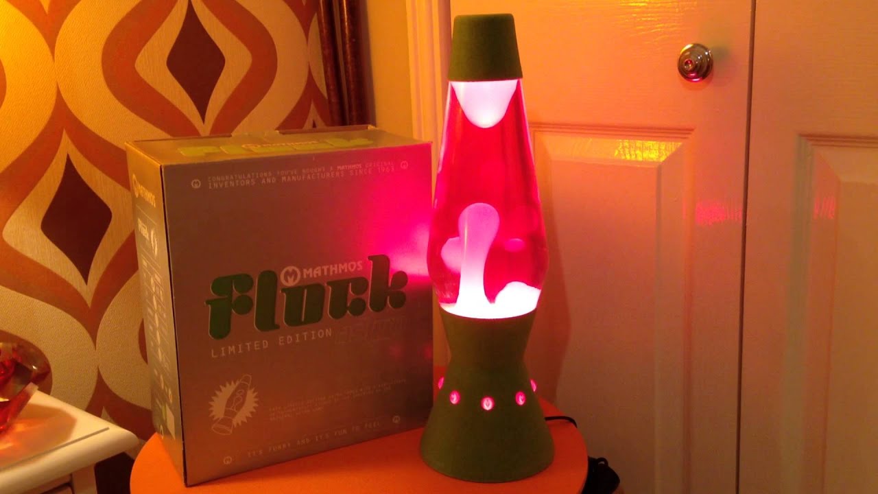 Green/red Mathmos Limited Edition Flock Astro Lava lamp - 1997 - YouTube