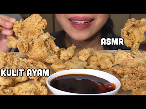 ASMR KULIT AYAM KRISPI | CHICKEN SKIN | EXTREME CRUNCHY EATING SOUND ...