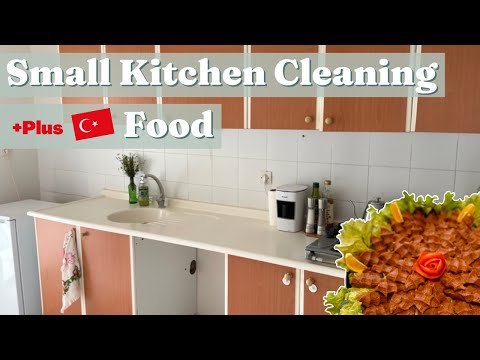 Small Kitchen Cleaning + Making Çiğ Köfte and Börek | Daily Life in Turkey | Oh So Pom