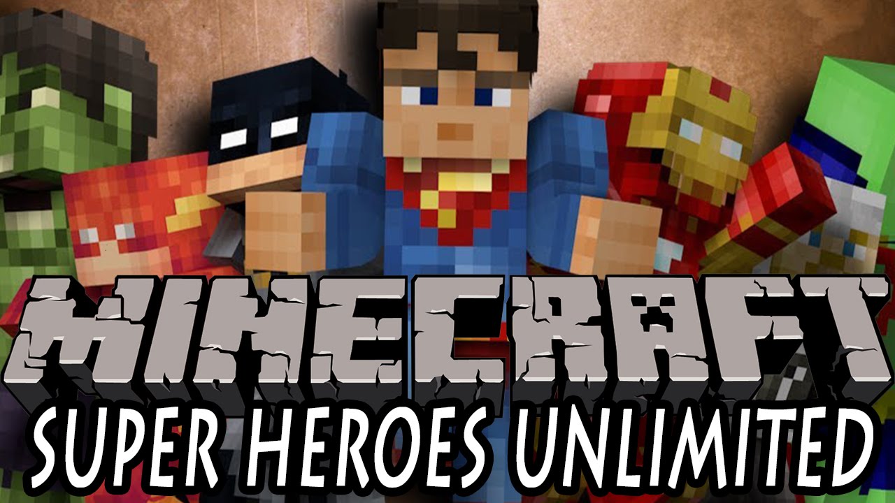 Minecraft – Super Heroes Unlimited MOD (Batman, Superman, Spiderman ...