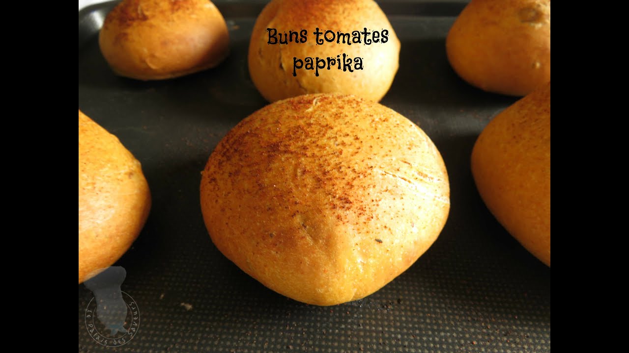 Recette de buns tomates paprika - YouTube