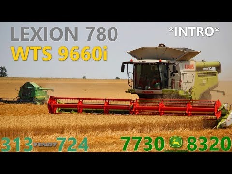 *INTRO* - Claas Lexion 780 & John Deere WTS 9660i / 7730, 8320, Fendt ...