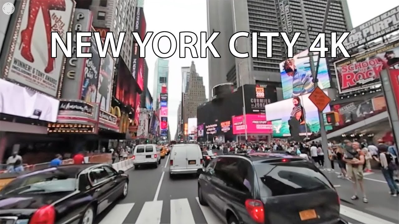 Driving Downtown VR 360 - New York City 4K - USA - YouTube