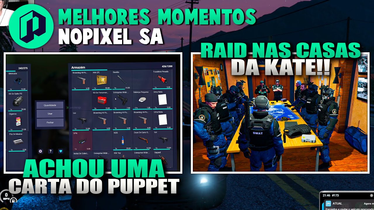 🔥SWAT ACHOU ALGO IMPORTANTE🔥 RAID NA KATE DOS HOOLIGANS! NOPIXEL SA ...