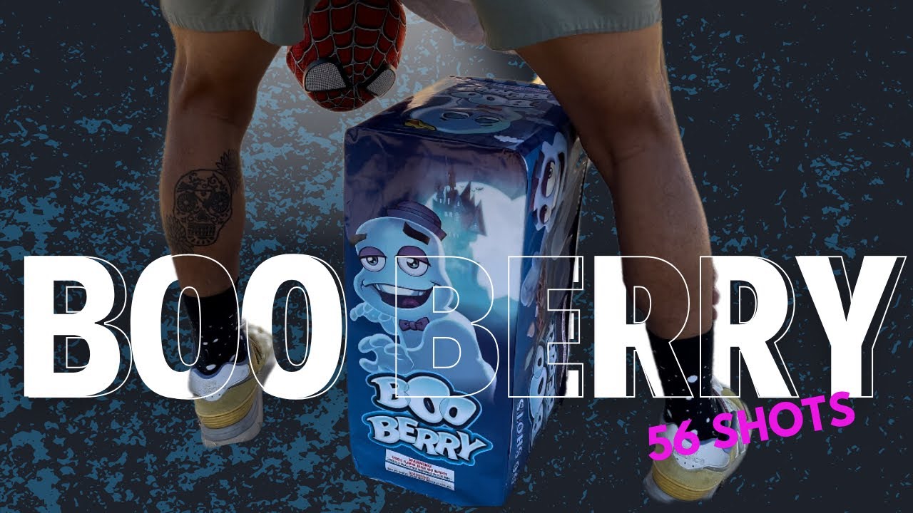 Boo Berry Firework 56 SHOTS - YouTube