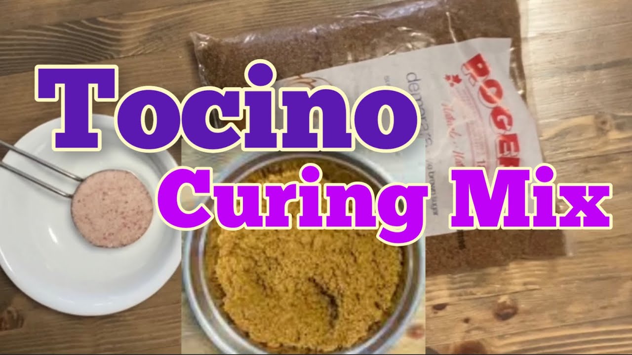 How to make Curing Mix Salt For Making Longganisa - YouTube