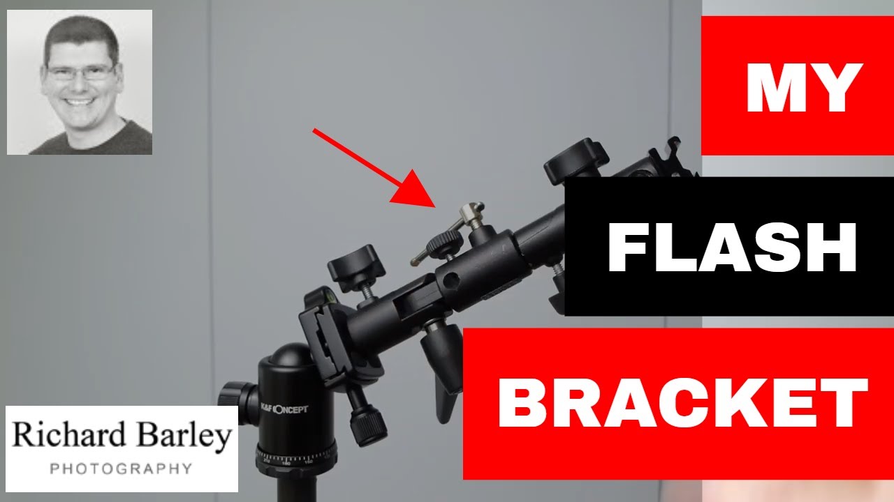 DIY Flash and LED light bracket. One bracket does it all - YouTube