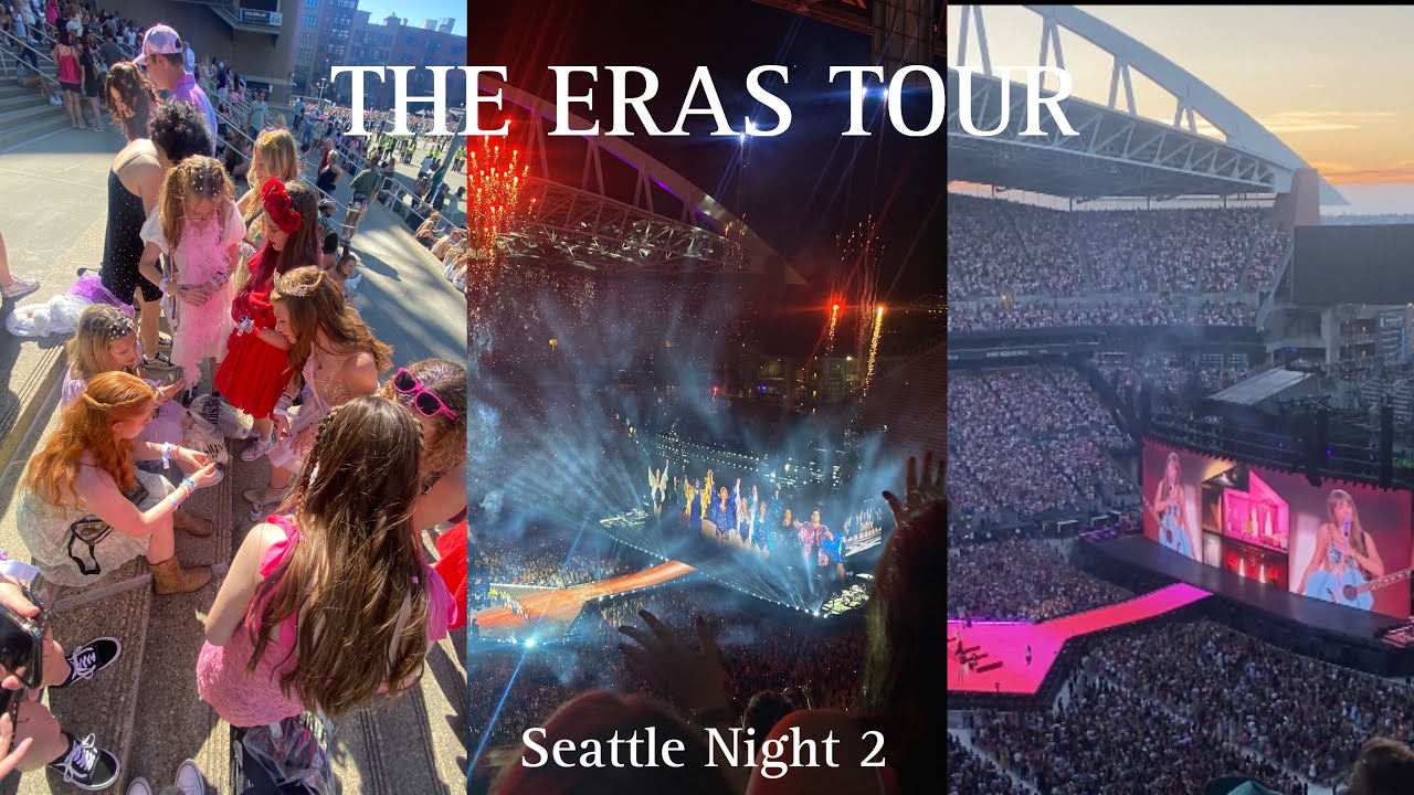 The Eras Tour Seattle Night 2 Vlog & GRWM | Taylor Swift, HAIM, Gracie ...