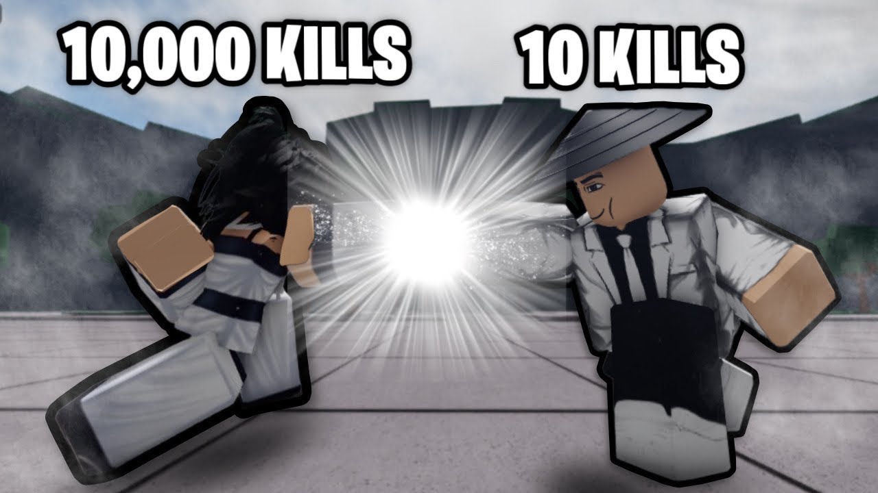 10 KILLS vs 10,000 KILLS Player in Roblox The Strongest Battlegrounds ...