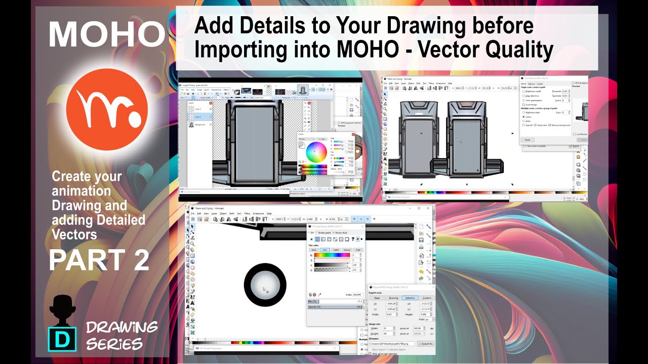MOHO DRAWING SERIES Add Vector Quality Details to Your Drawing before ...
