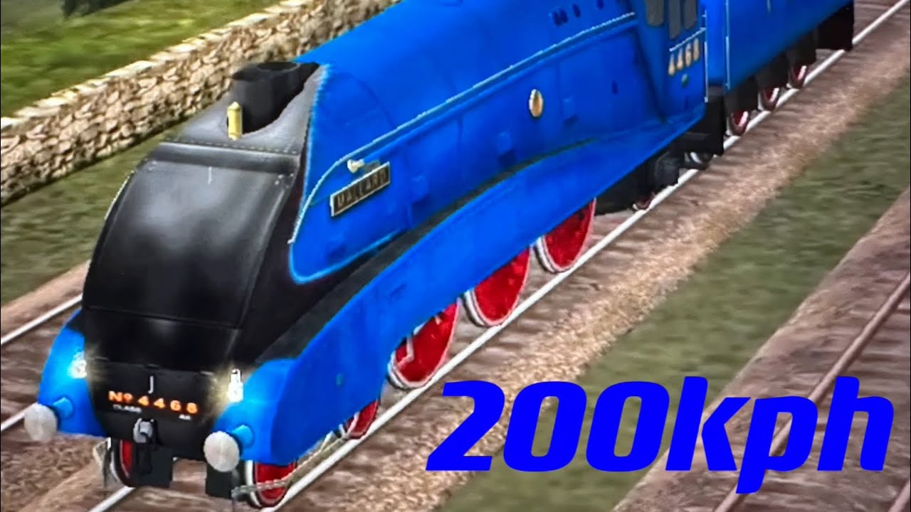 The highest speed of the steam train in the world —— A4 Mallard - YouTube