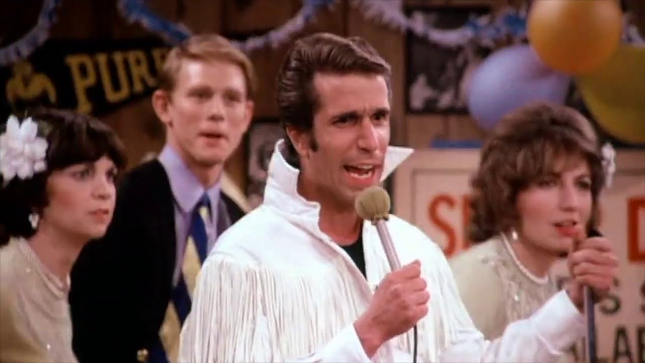 Happy Days Fonzie Dances - YouTube