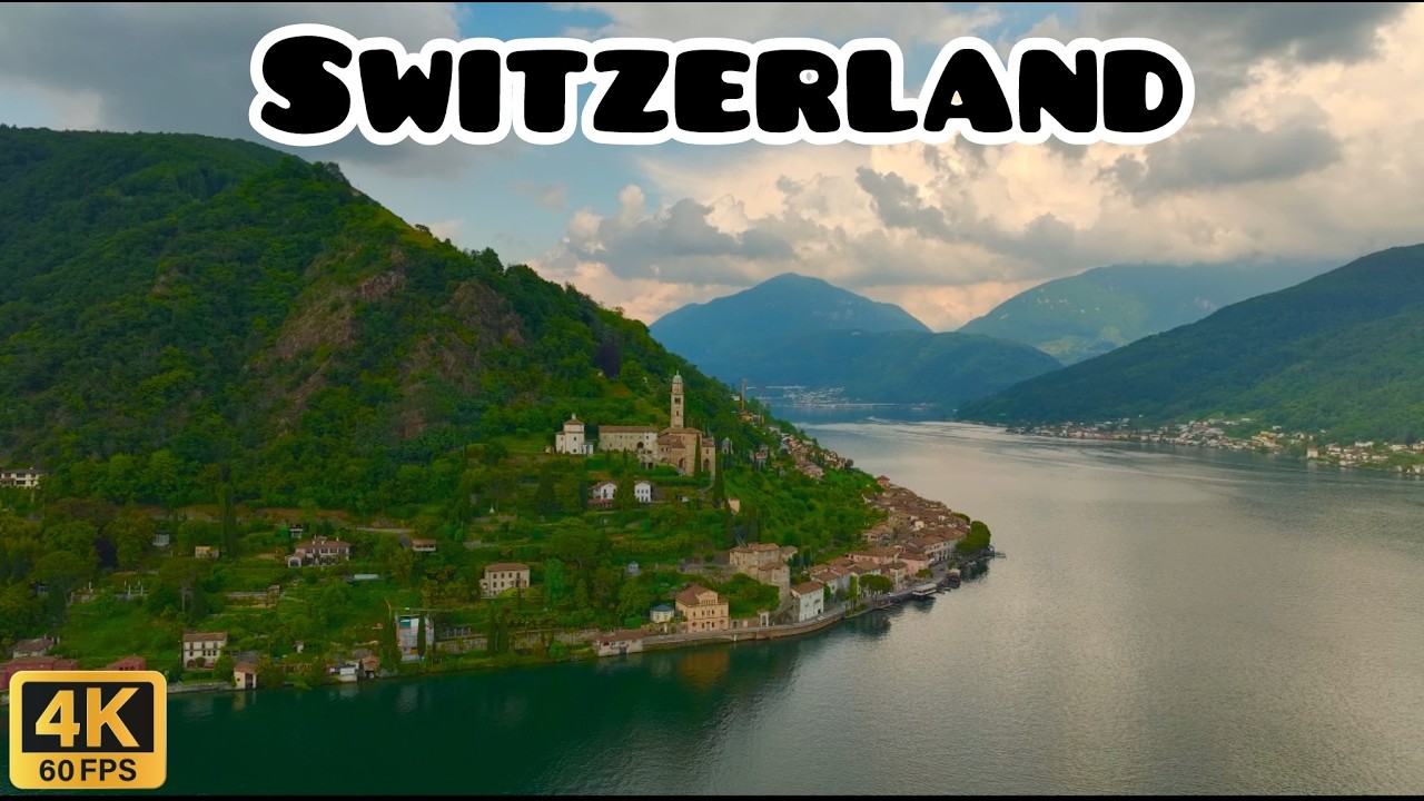 Flying Over Switzerland in 4K Beautiful Views with Relaxing Music - YouTube