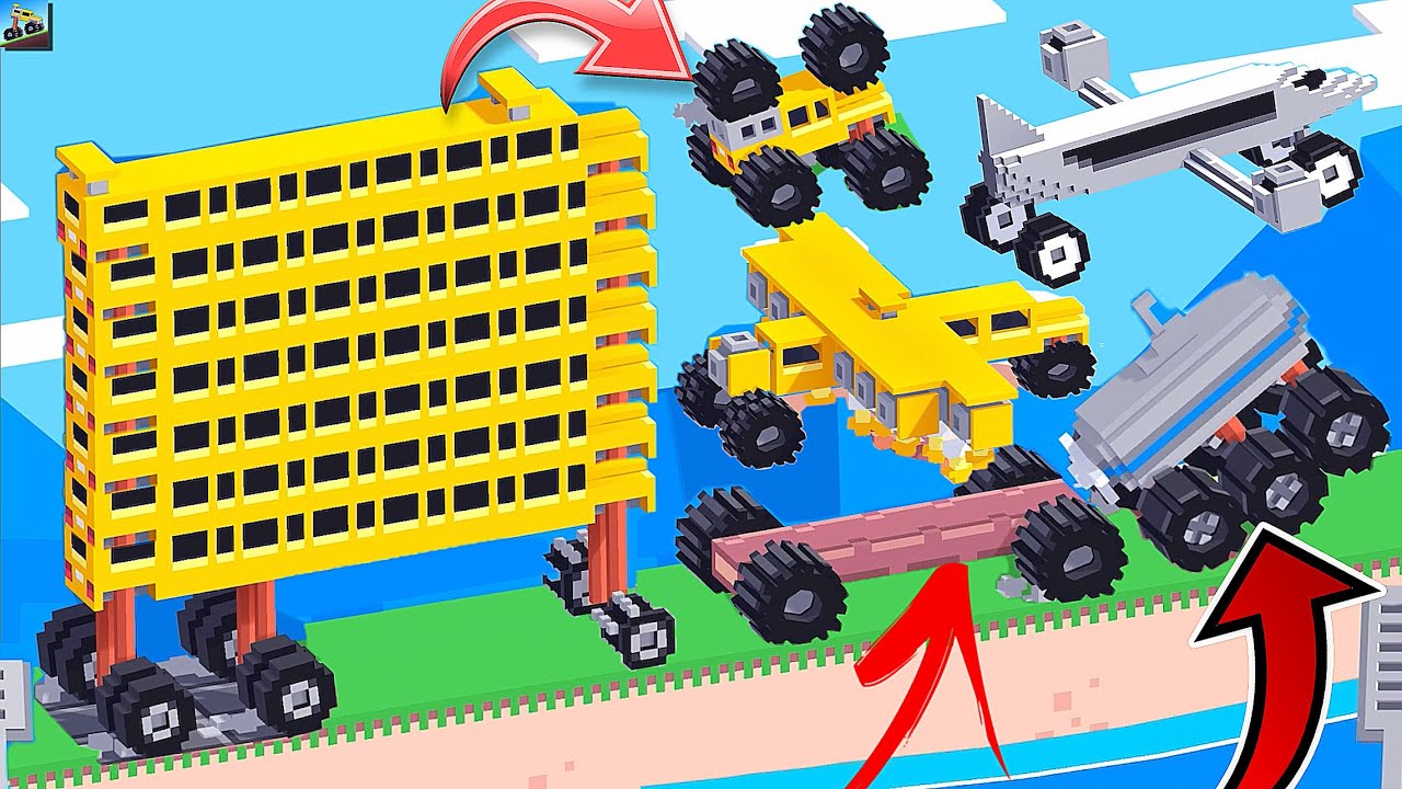 New Best Live-Fancade-Train,Plane,Ant Car,Big Wheel,Big Car Drive Mad ...