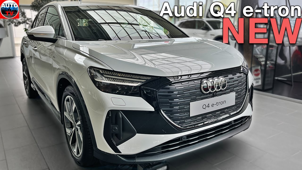 All New Audi Q4 e-tron 2024 - Visual REVIEW, interior & exterior ...