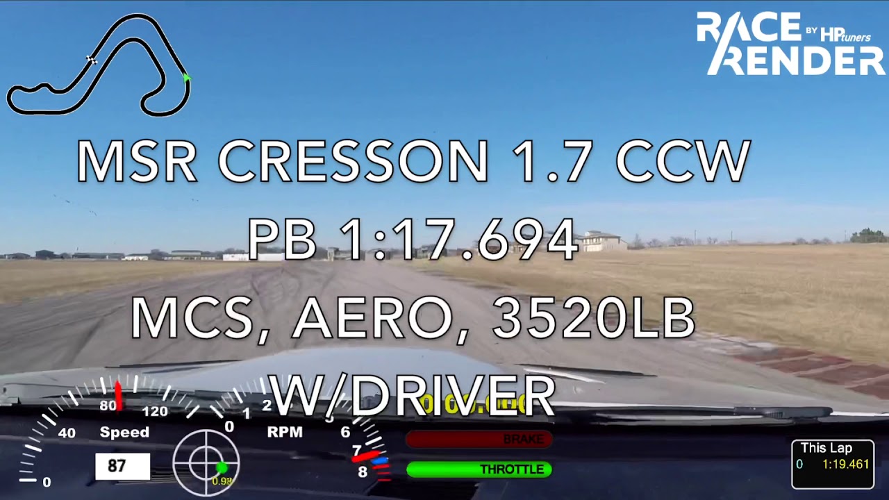 Cresson MSR 1.7ccw 1:17.694 - YouTube