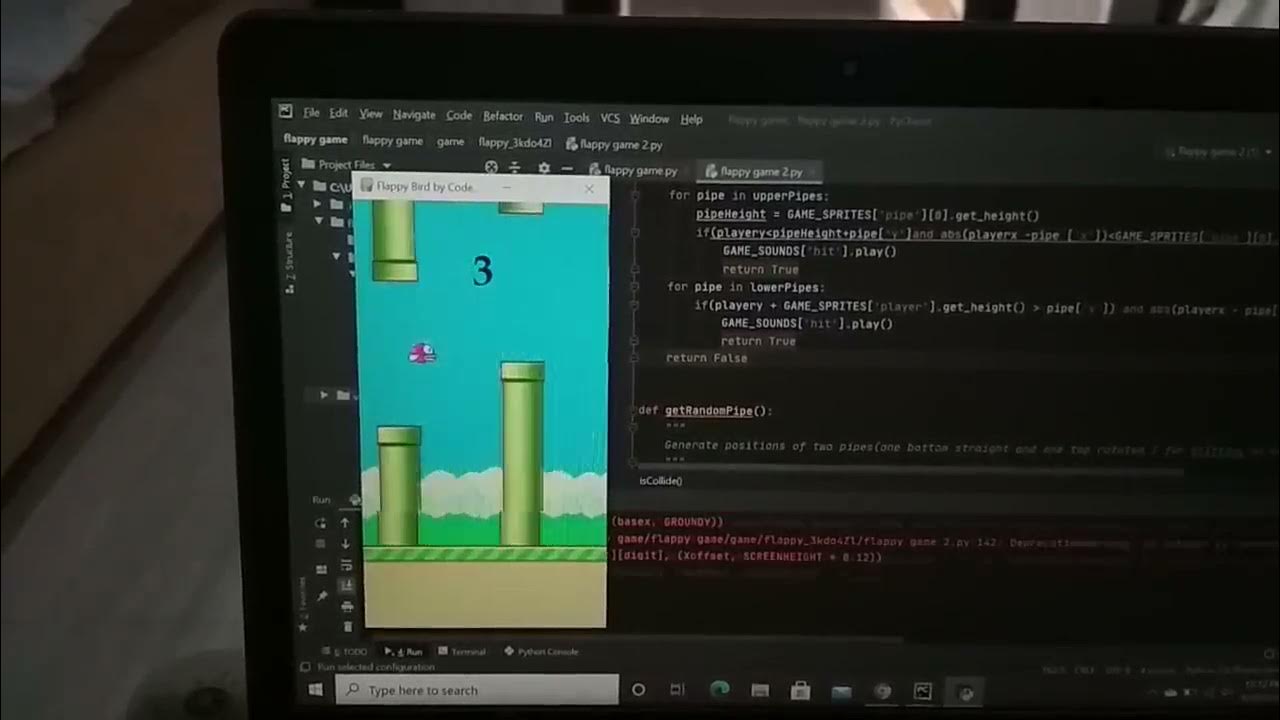 Python Flappy Game | CodeWithDakshi #shorts #games - YouTube
