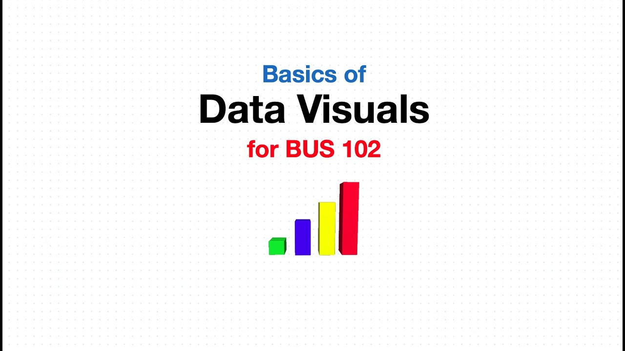 Basics of Data Visuals for BUS 102 - YouTube