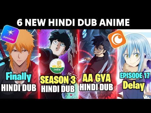 6 New Hindi Dub Anime On Muse India & Crunchyoll | Mob Psycho 100 Season 3 Hindi Dub On Muse India