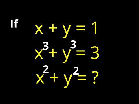 Math Olympiad | Nice Algebra Problem | How To Solve y^2+y^2 In This ...
