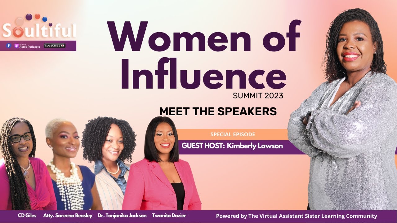 SPECIAL EPISODE: Meet The Women of Influence Speakers 2023 Part 2 - YouTube