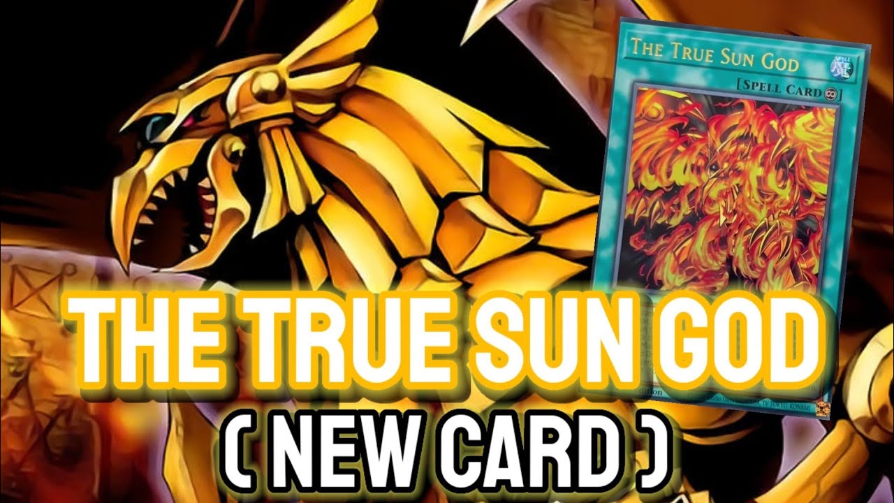 YGOPRO - The True Sun God | Testing Deck & New Card - YouTube