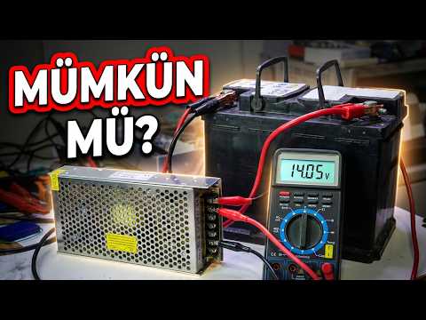 12v adaptör (led Trafosu) ile Araba Aküsü Şarjı mümkün mü?