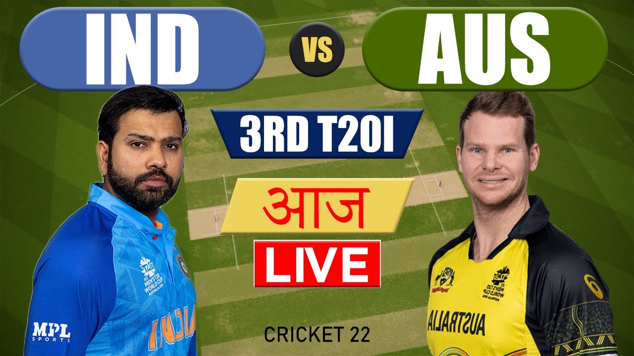 🔴IND vs AUS 3rd t20 || ind vs aus Live Cricket Match Today || Cricket ...
