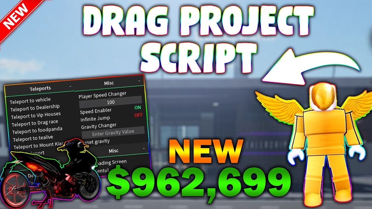 *NEW* Drag Project Script (PASTEBIN 2023) (AUTOFARM, MONEY FARM, 30K IN ...