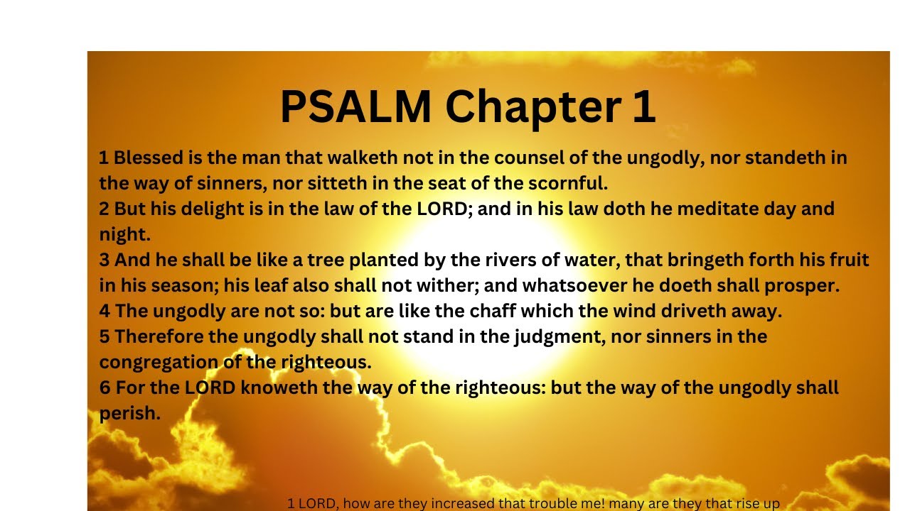 Psalm 1 , rooted to Prosper. Prayer Pursuit,' Conversational Prayer ...