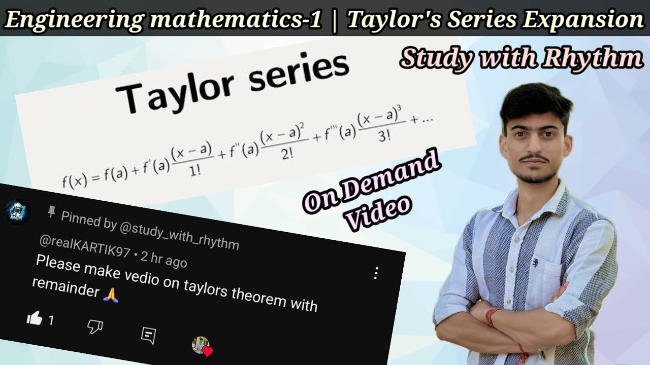 Taylor's Series Expansion | On Demand Video | Engineering mathematics 1 ...