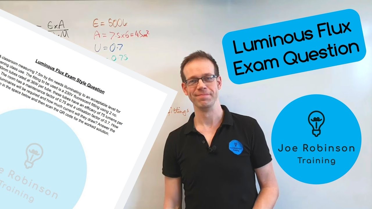 How to Answer an Exam Type Question on the Luminous Flux Method - YouTube