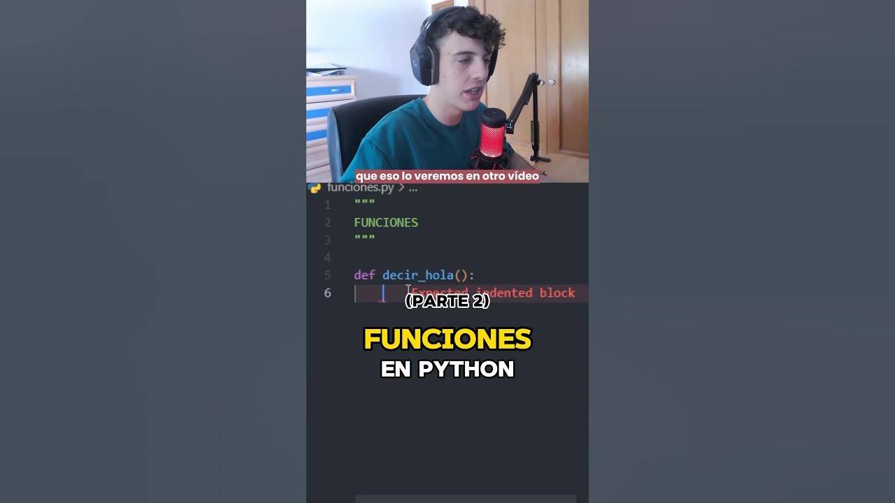 Funciones en python - Parte 2 #python - YouTube