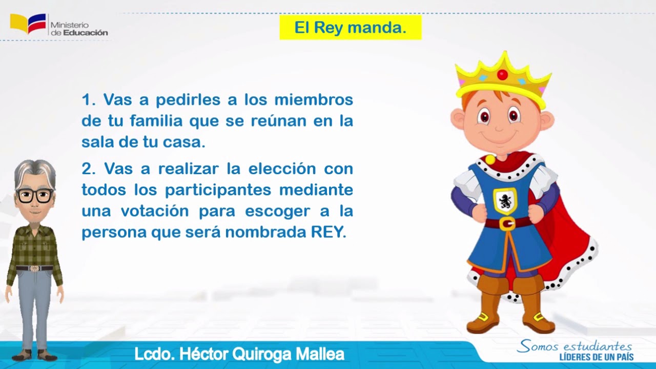 ACTIV 3 SEMANA 9 PROY 1 CIENTIF 4TO JUEGO EL REY MANDA - YouTube