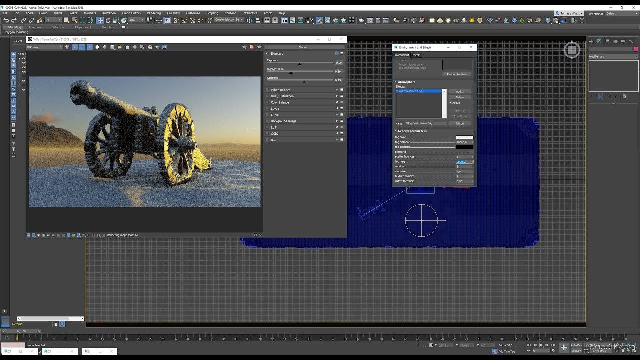 Experiment - Procedural snow with falloff and displacement in V-Ray ...