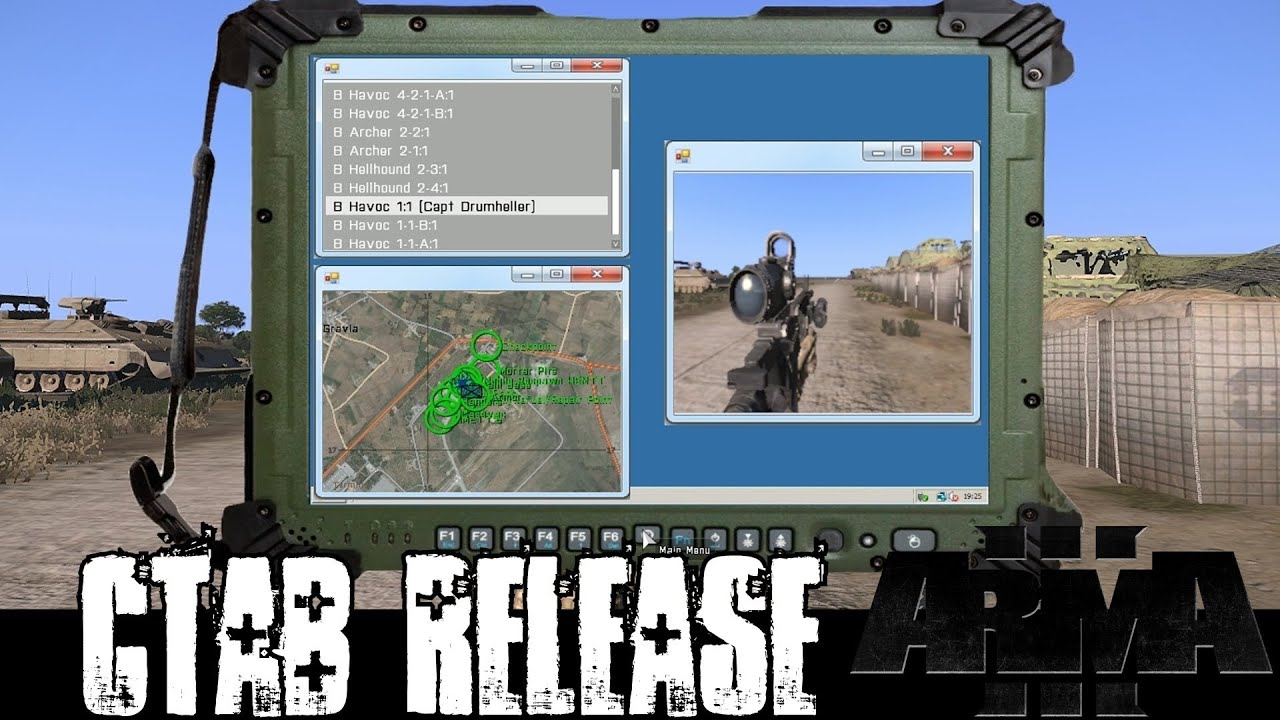 cTab Release Overview - ArmA 3 Commander's Tablet - BluForce Tracker and FBCB2 - YouTube