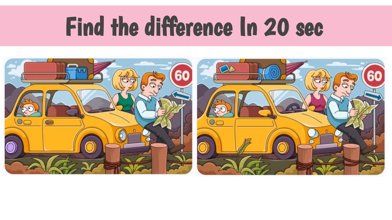 Spot the Difference Challenge: 20 Seconds to Win! #quiz - YouTube