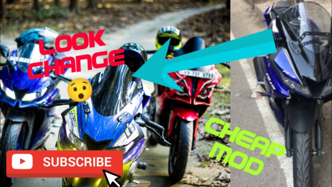 R15 v3 bubble visor change | vlog 3 | #r15v3 #modified - YouTube