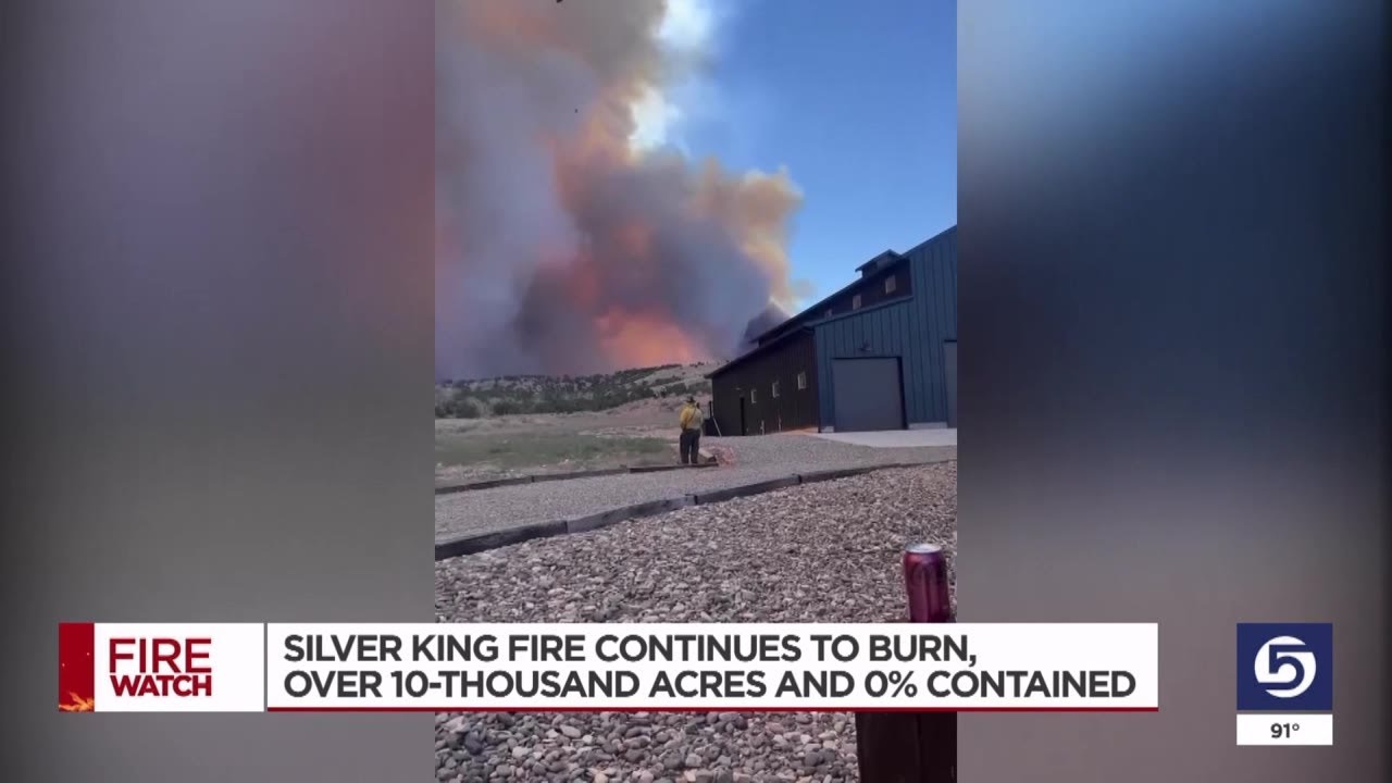Silver King Fire continues to burn over 10,000 acres and 0% contained ...