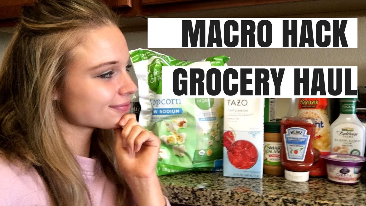 MACRO HACK GROCERY HAUL | more flavor, less calories - YouTube
